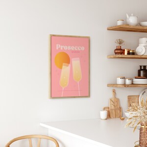 Prosecco Print Printable Girly Decoration Prosecco Queen Poster Preppy ...