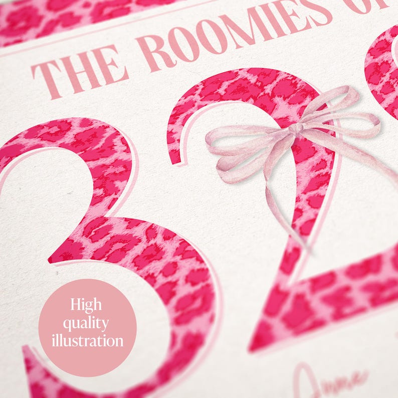 Personalised Dorm Room Door Sign: Custom College Apartment Number Wall ...