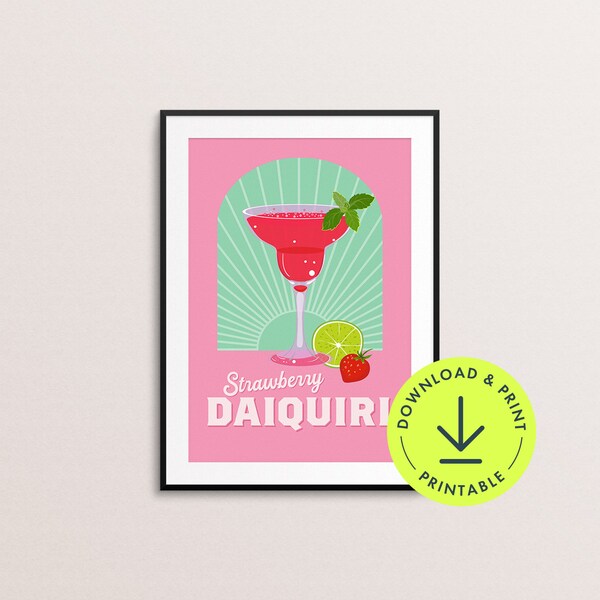 Strawberry Daiquiri - Etsy
