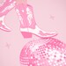 Pink Cowgirl Boot Print Set: Western Room Decor (digital Download) - Etsy