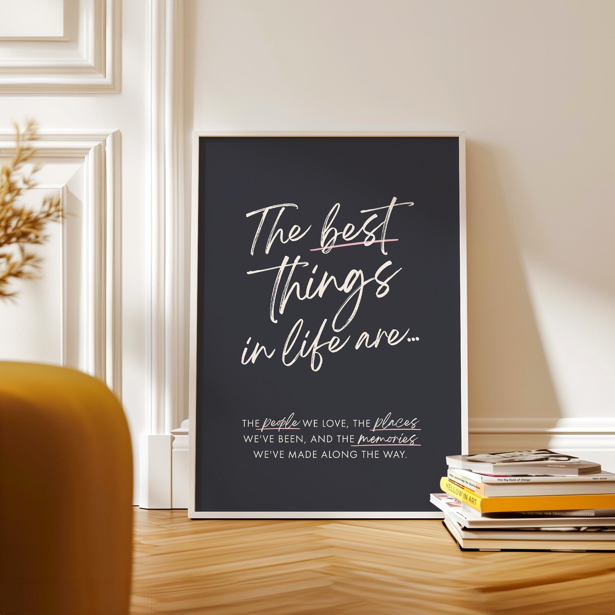 Inspirational Family Quote Print: Modern Home Wall Decor (digital ...