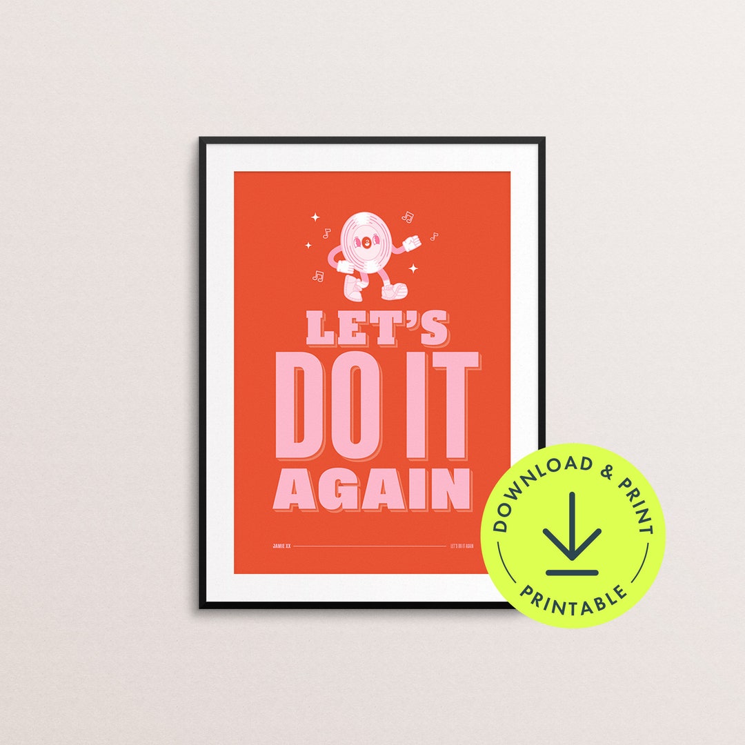 Funky Kids Dance Music Poster Lets Do It Again Jamie Xx Print Etsy funky-kids-dance-music-poster-lets-do-it-again-jamie-xx-print-etsy