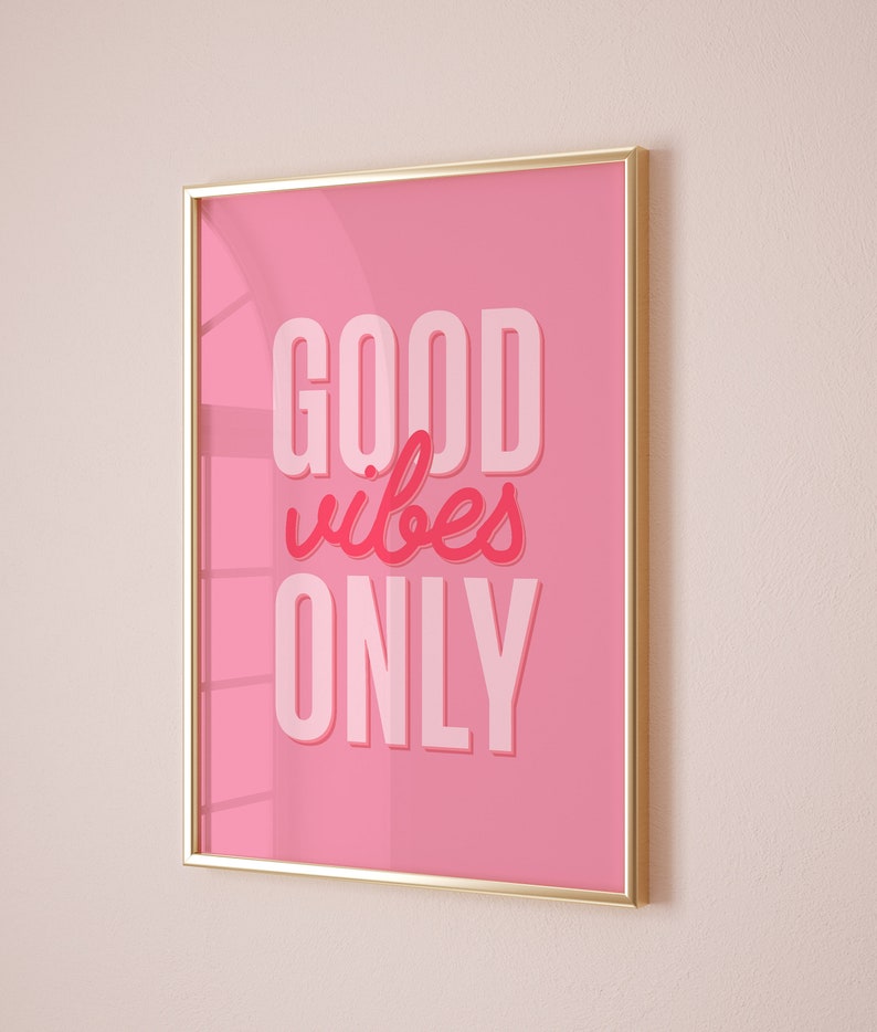 Cute Pink Printable Quote Wall Art Downloadable Positive Sayings Print ...