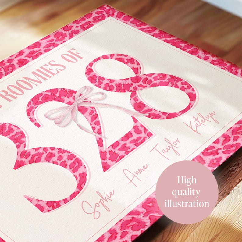 Personalised Dorm Room Door Sign: Custom College Apartment Number Wall ...