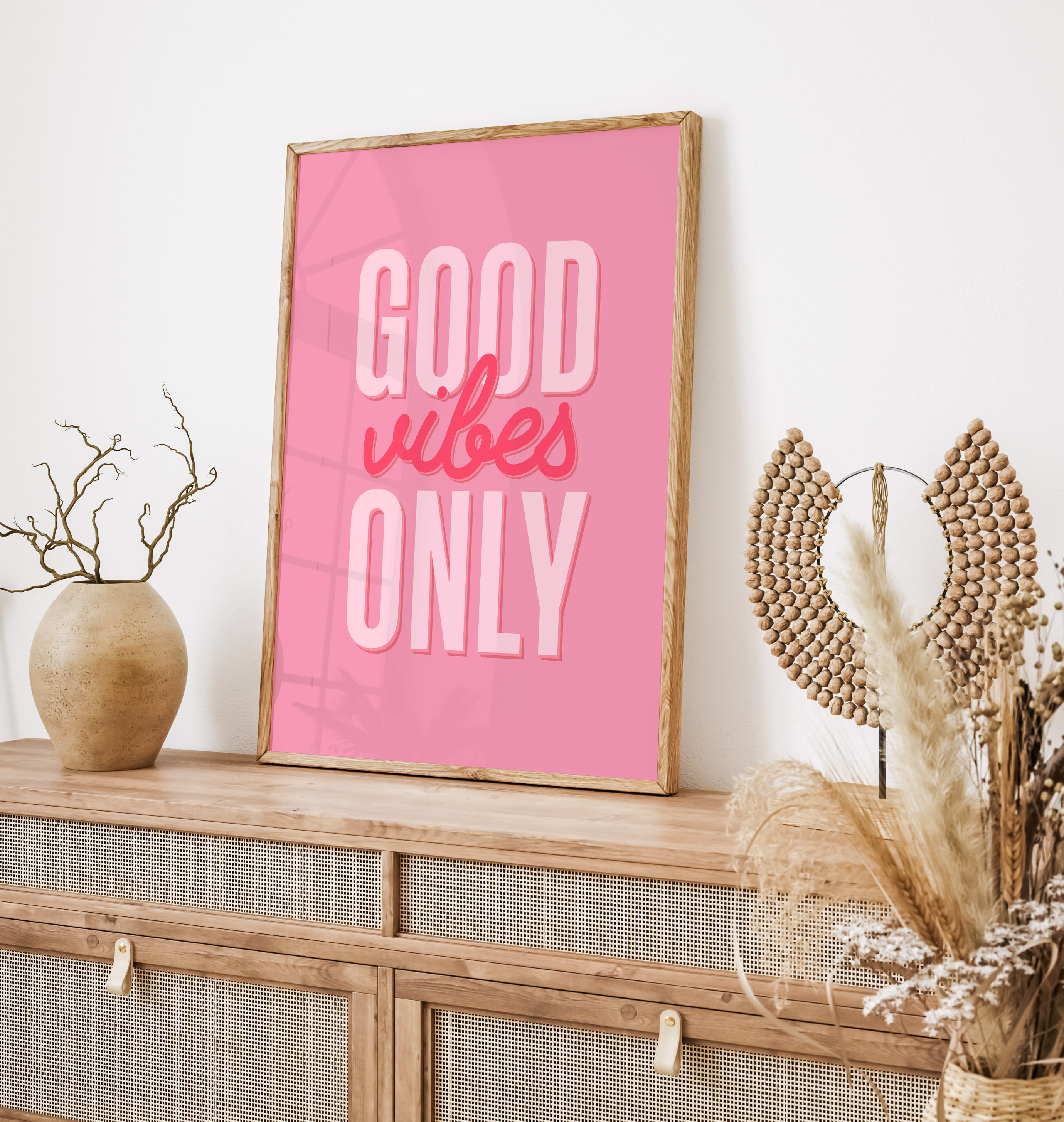 Cute Pink Printable Quote Wall Art Downloadable Positive Sayings Print ...