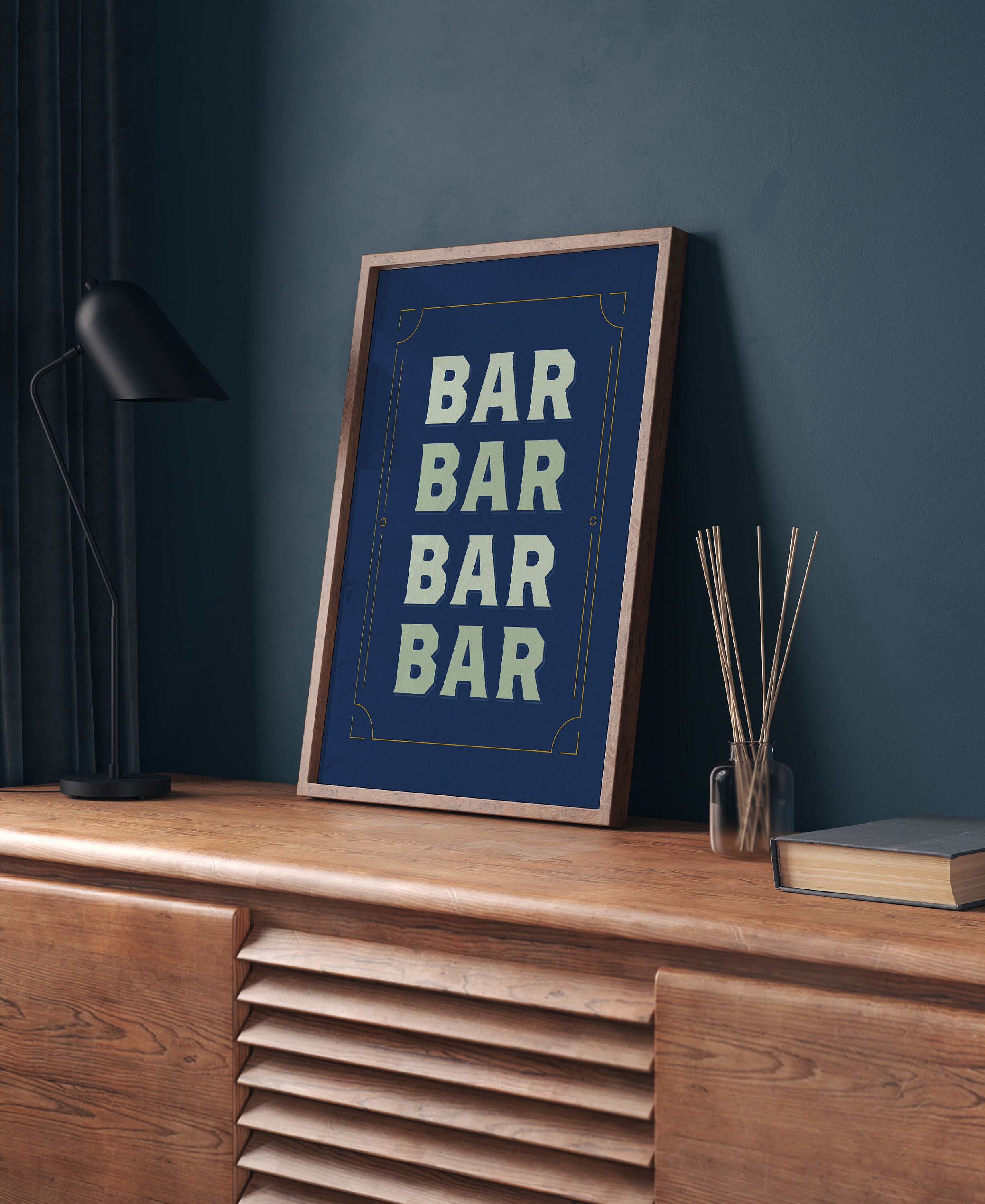 Aesthetic Bar Cart Wall Art Retro Bar Sign Printable Bar Wall - Etsy