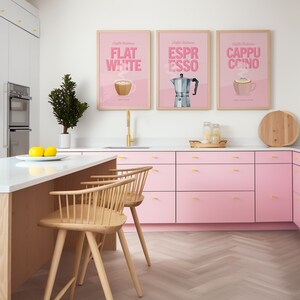 Kitchen Print Set Modern Kitchen Decor Colourful Kitchen Printable ...