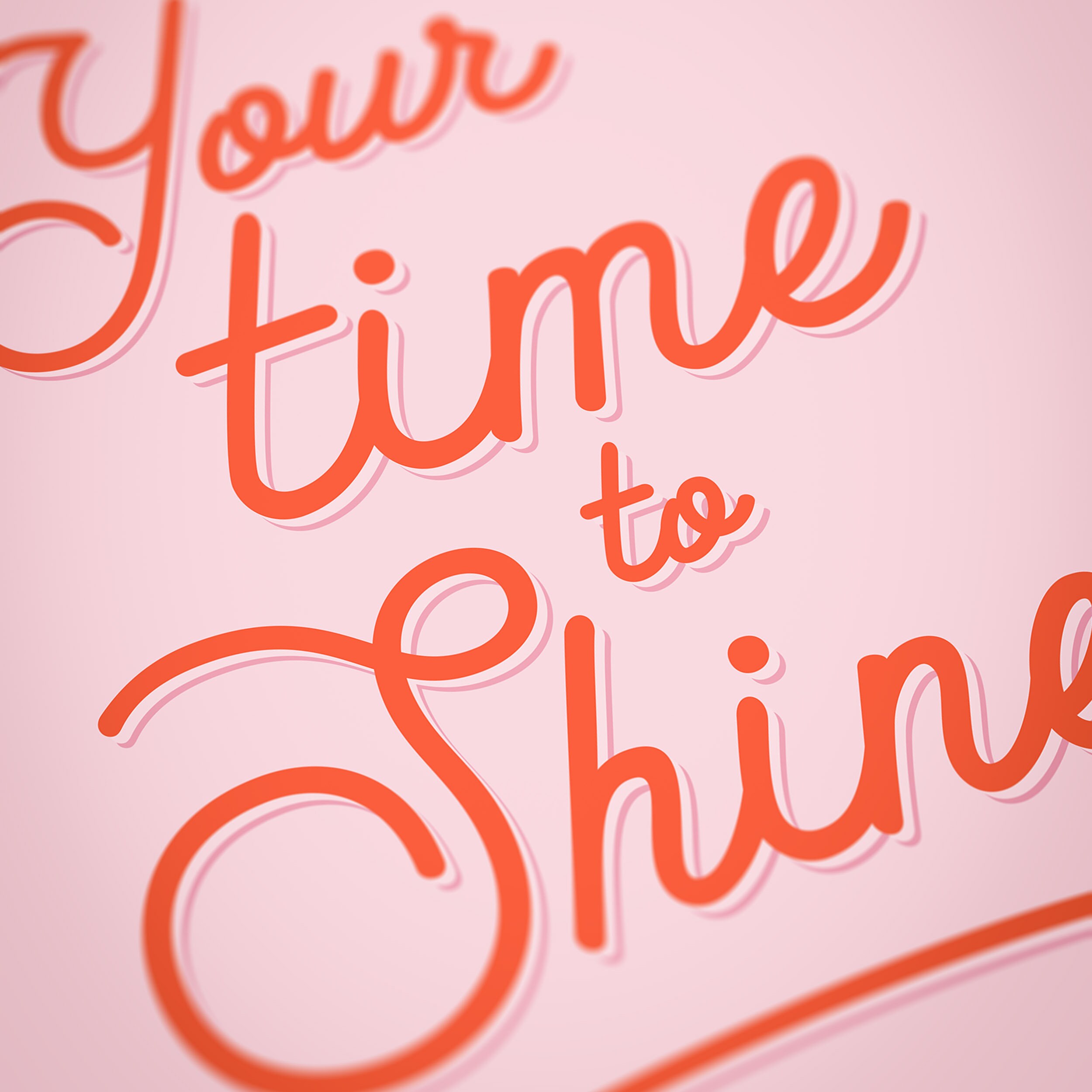 Pink Inspirational Quote Print Printable Happy Wall Art Quote Wall Art ...