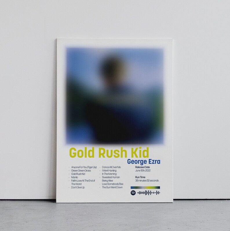 George Ezra Poster Gold Rush Kid Album Cover Poster Print Album Poster ...