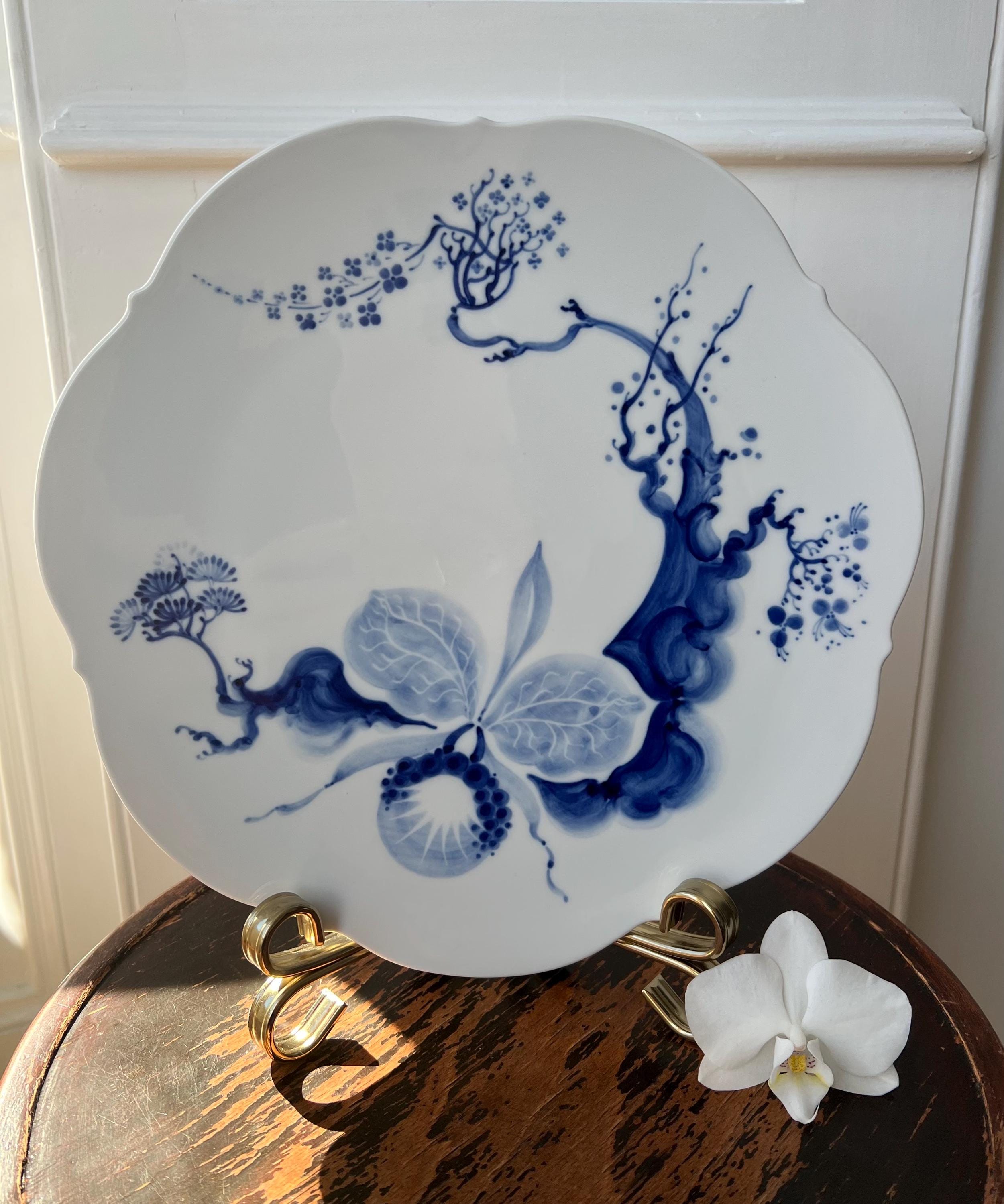 Meissen Blue Orchid - Etsy Meissen Blue Orchid - Etsy