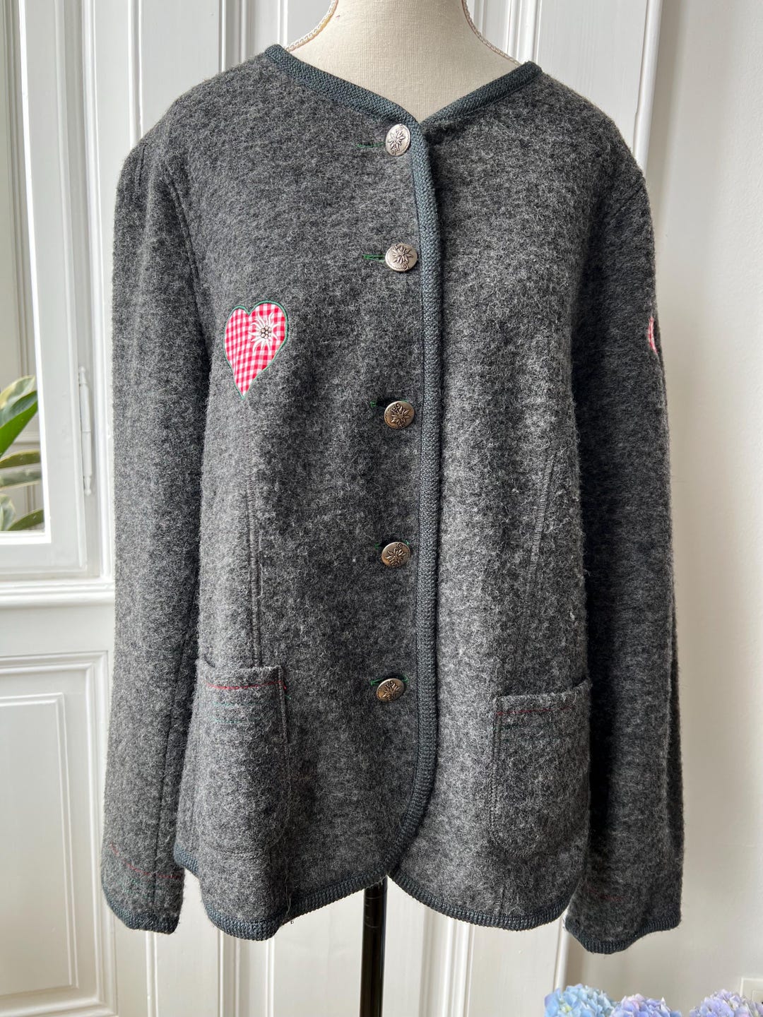 Traditional Austrian Vintage Jacket. Light and Warm. Beautiful Details ...