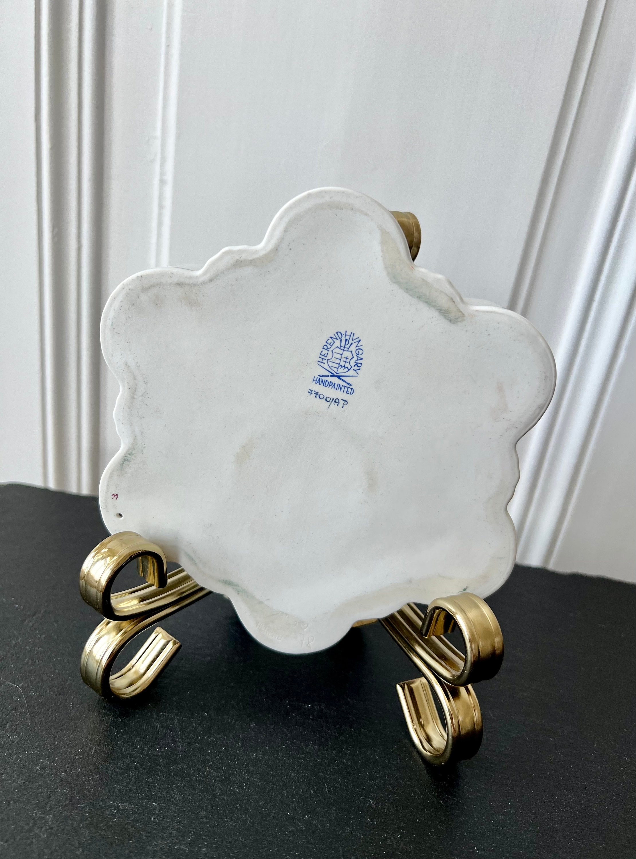 Ashtray From Famous Porcelain Manufacture Herend/hungary. - Etsy