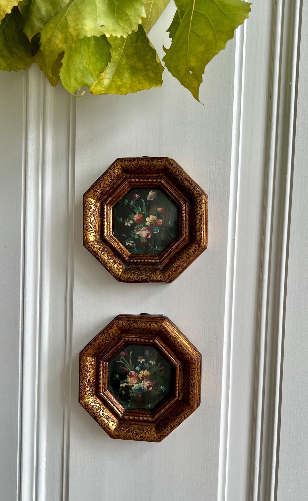 Two Vintage Wood Baroque Style Picture Frames. - Etsy