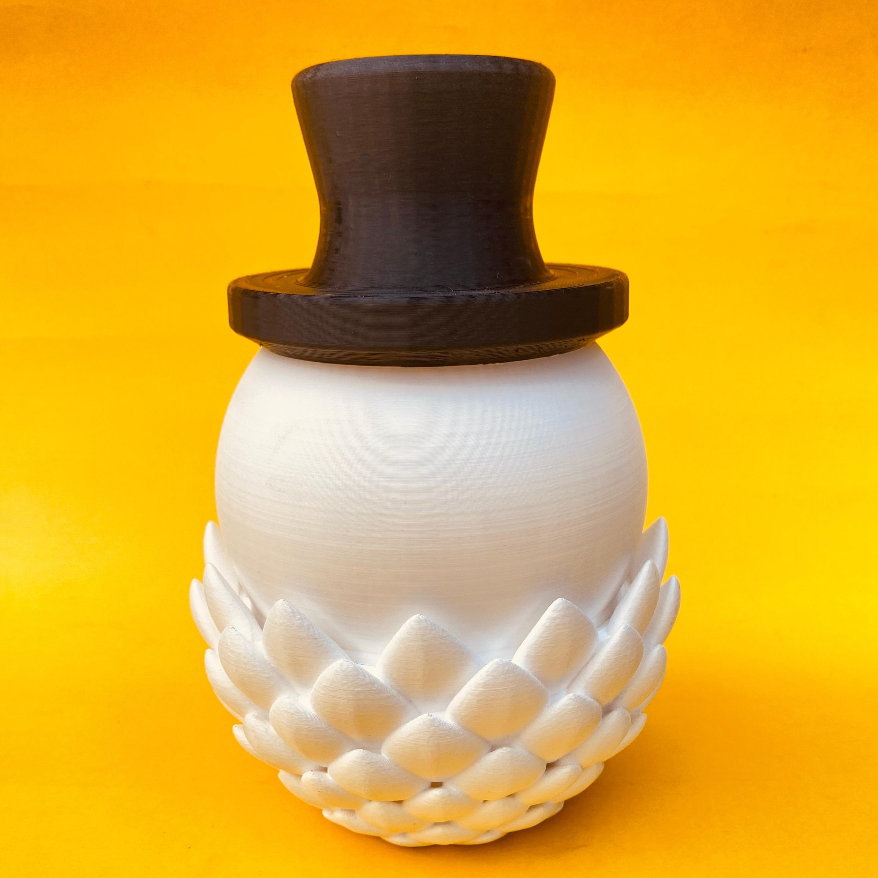 Flexi Snowman Dragon & Egg STL 3D Print Files: Winged Dragon Fidget Toy ...