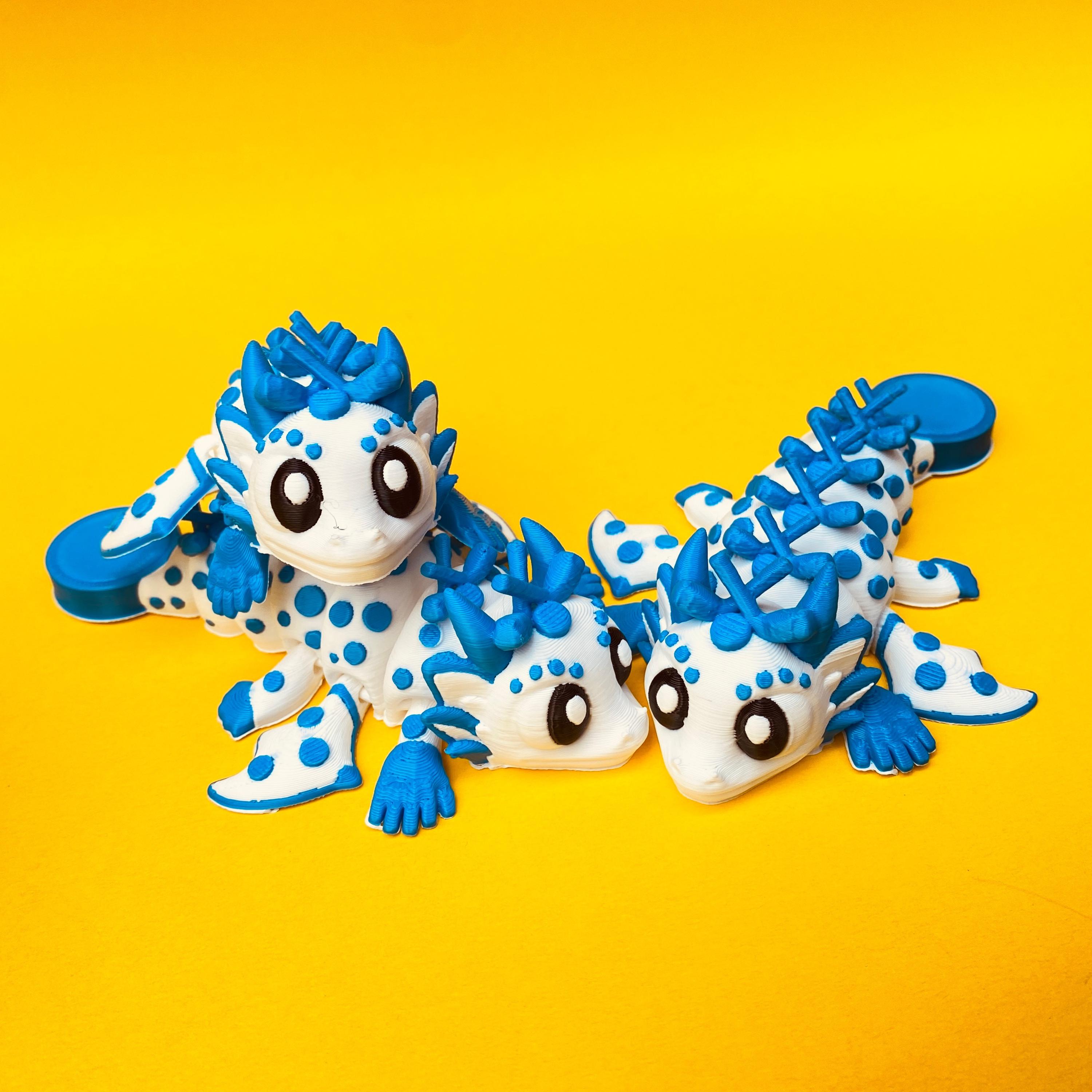 Flexi Ice Hockey Dragon & Egg STL 3D Print Files - Etsy