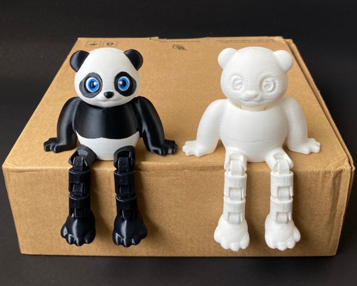 Flexi Panda 3D Print STL Files: Articulated Panda - Etsy