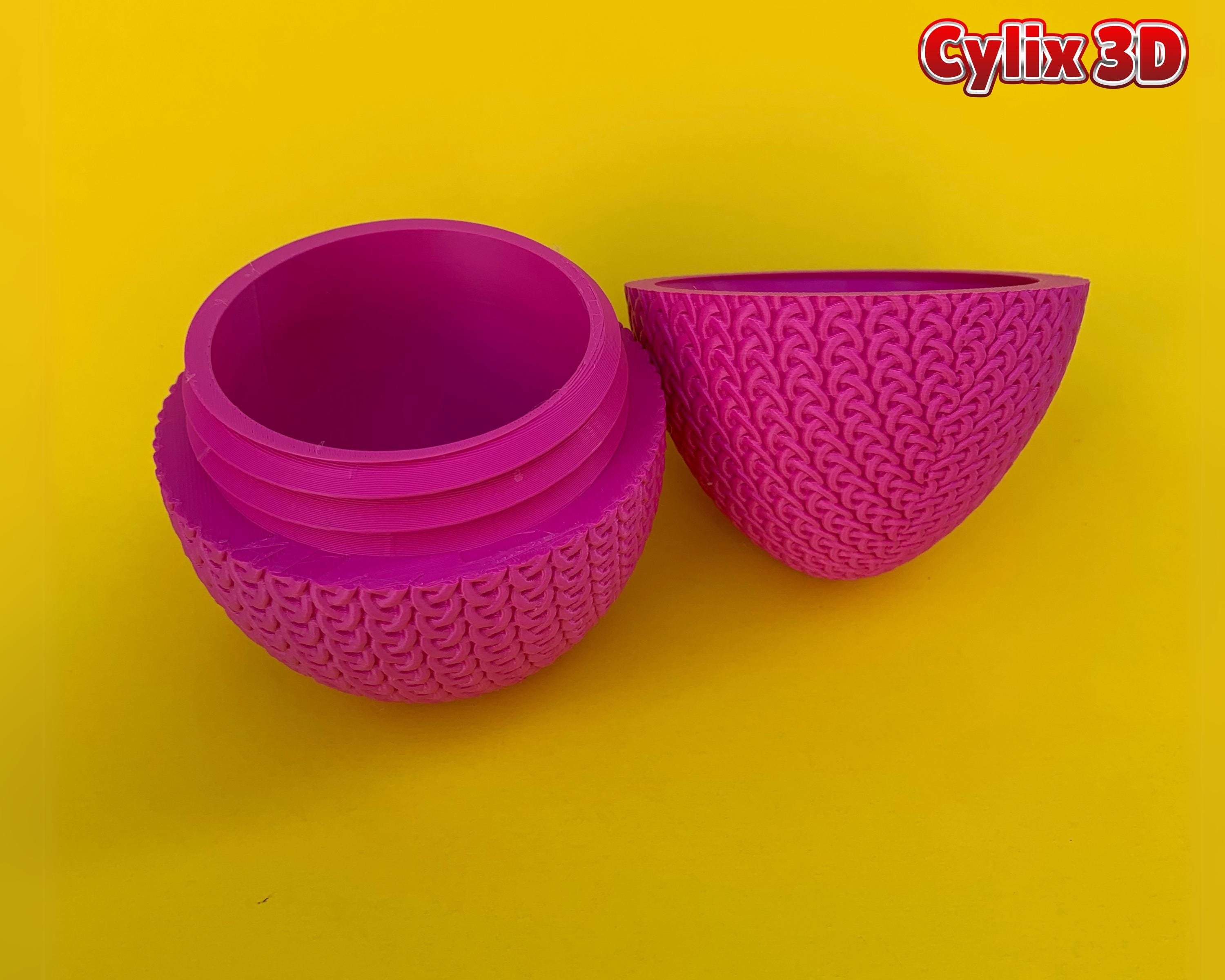 Crochet Egg, STL File for 3D Print, Knit Egg Box, Cylix3d, STL Print ...