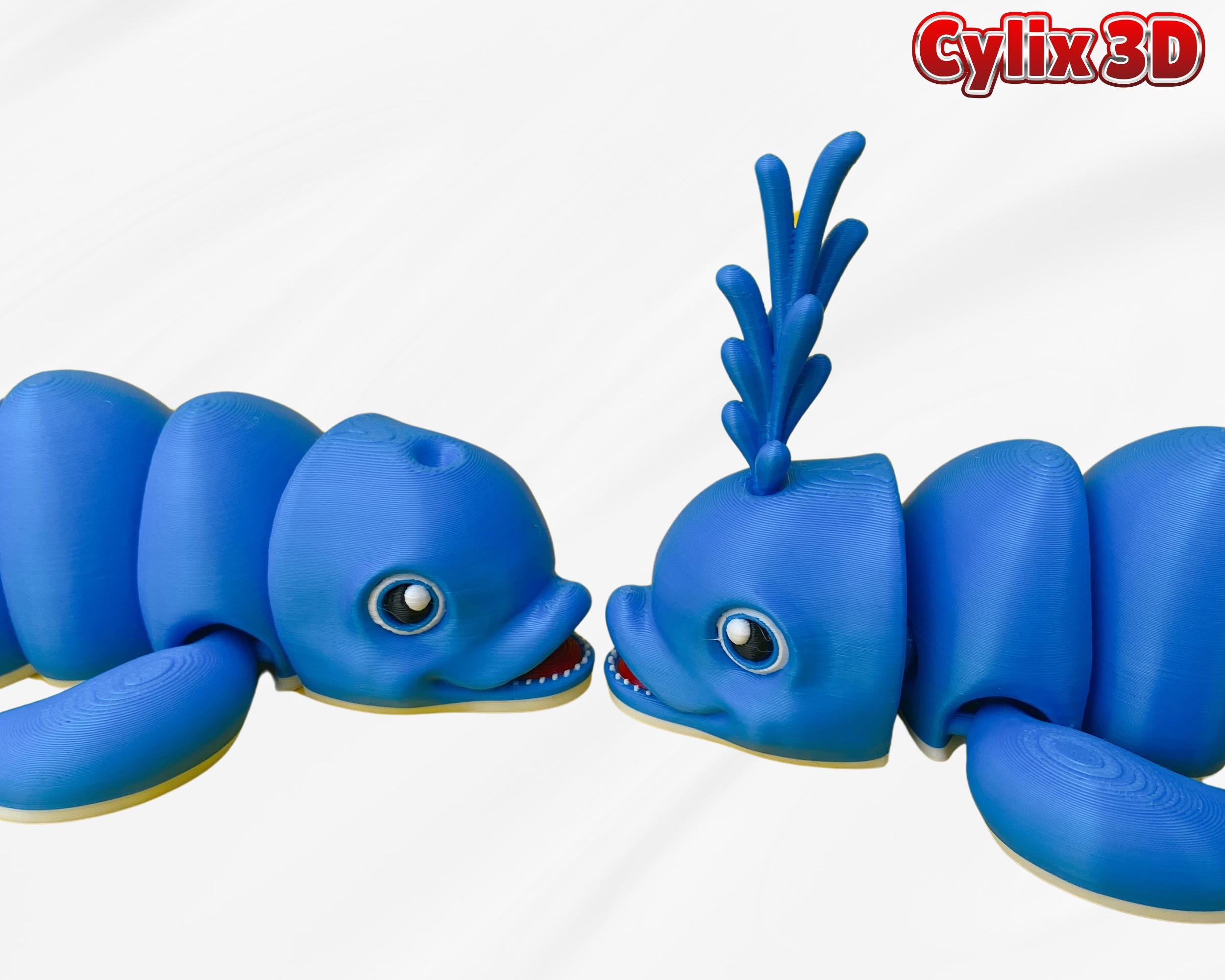 Articulated Dolphin 3D Print STL Files,flexi Dolphin Bundle,baby Mini ...