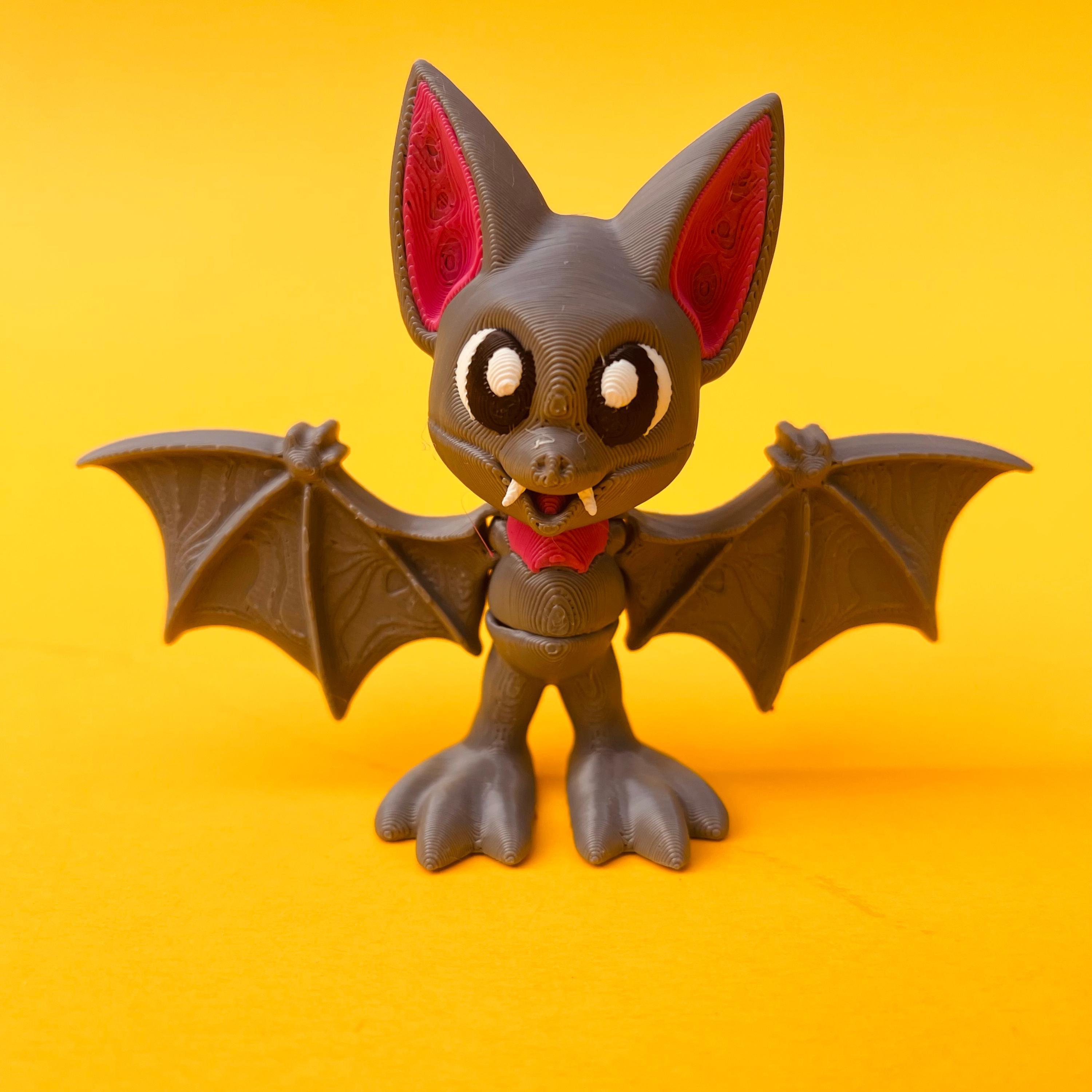 Flexi Bat STL 3D Print Files: Tree Branch and Fidget Animal Toy - Etsy