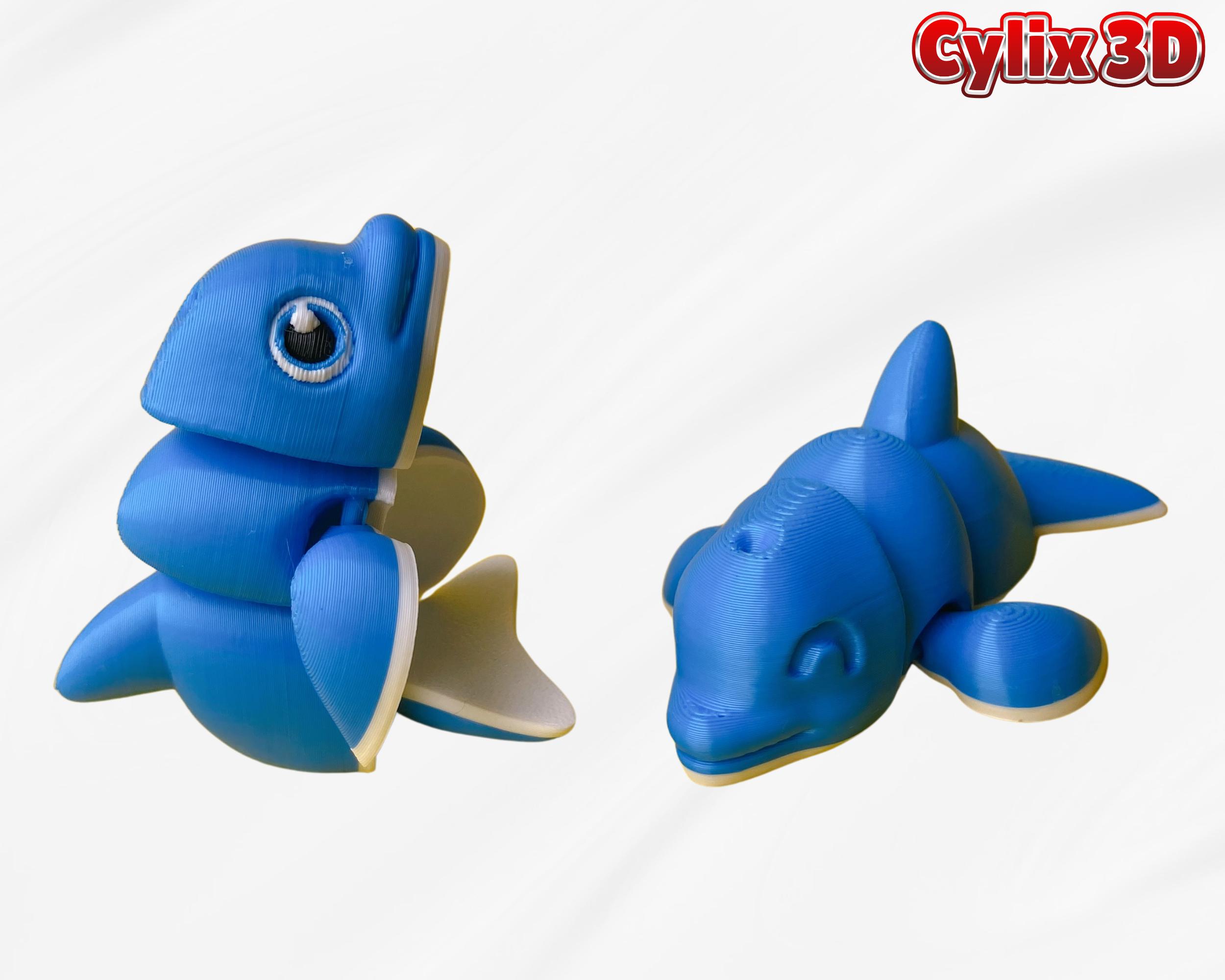 Articulated Dolphin 3D Print STL Files,flexi Dolphin Bundle,baby Mini ...