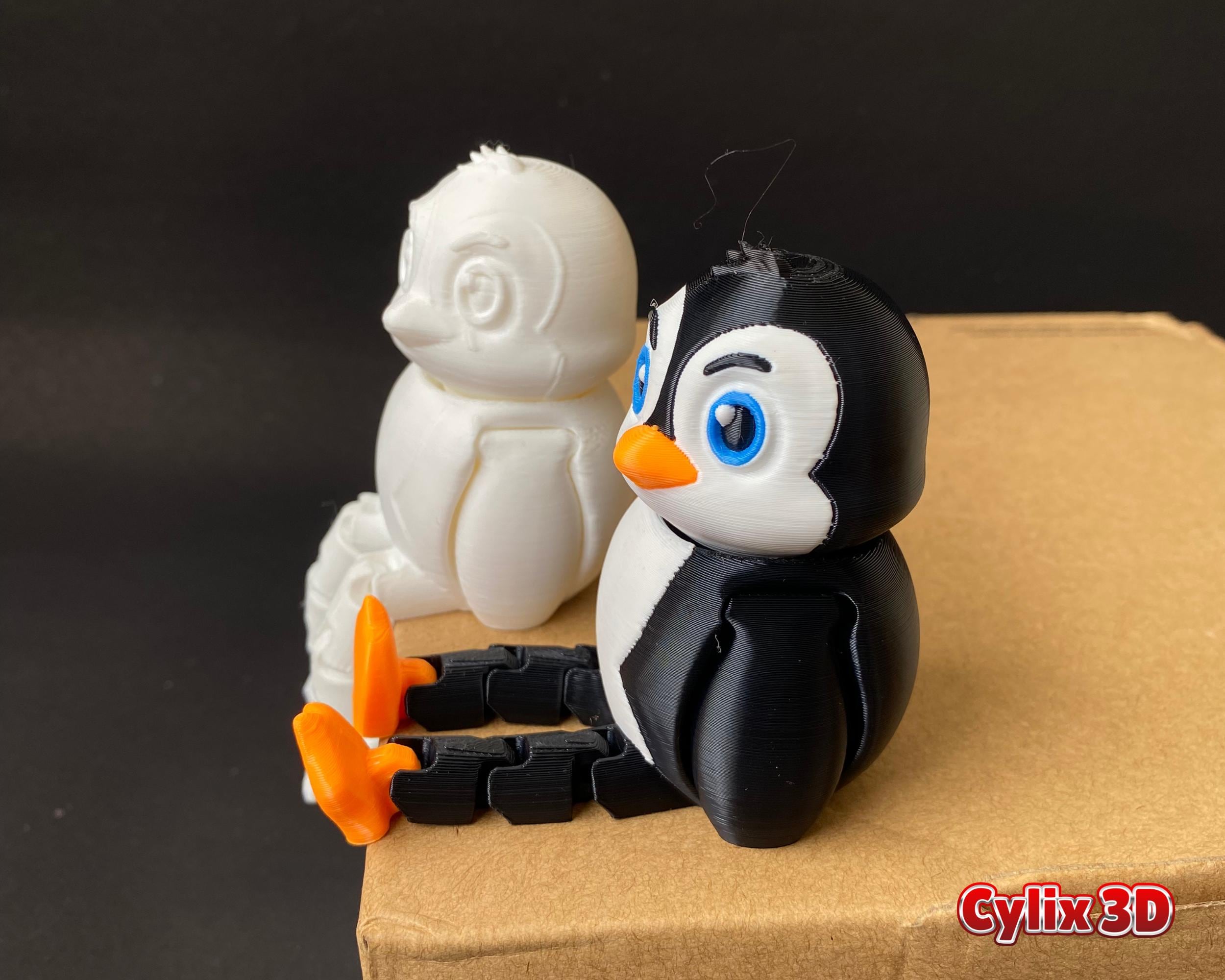 Articulated Penguin 3D Print, Flexi Stl/multicolor 3MF File, Print in ...