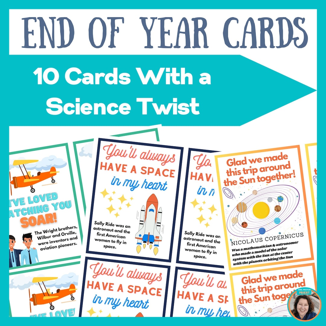 End of School Year Year Student Card - Etsy