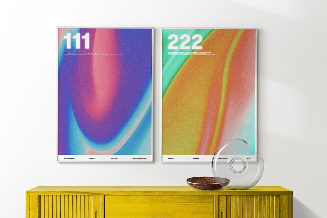 111 Angel Number Poster Digital Download - Etsy