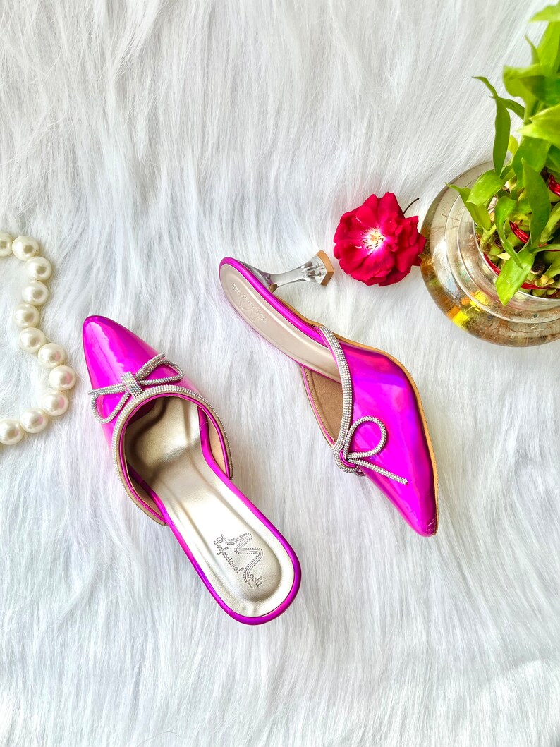 Hyperpink Pointed Sandal This Colour Flaunt Your Style With - Etsy