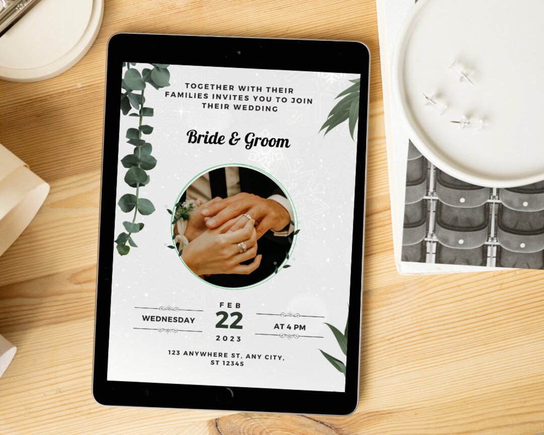 Editable Canva Christian Wedding Template Instant Download - Etsy