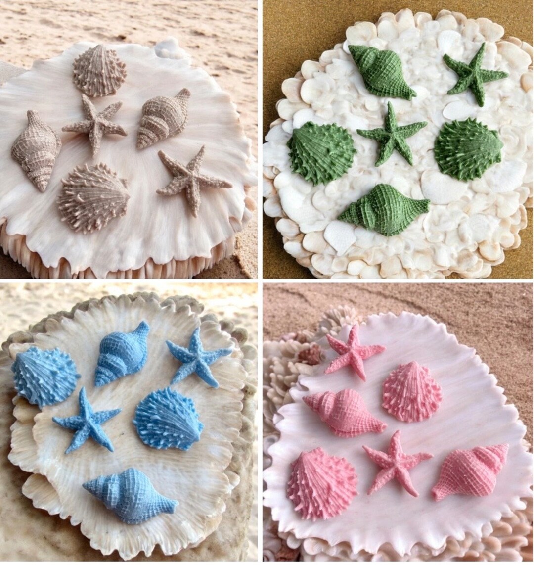 Cabana Beach Soap Decor Sea Shell Scented Kids Fun Soap Pool Party Mini ...