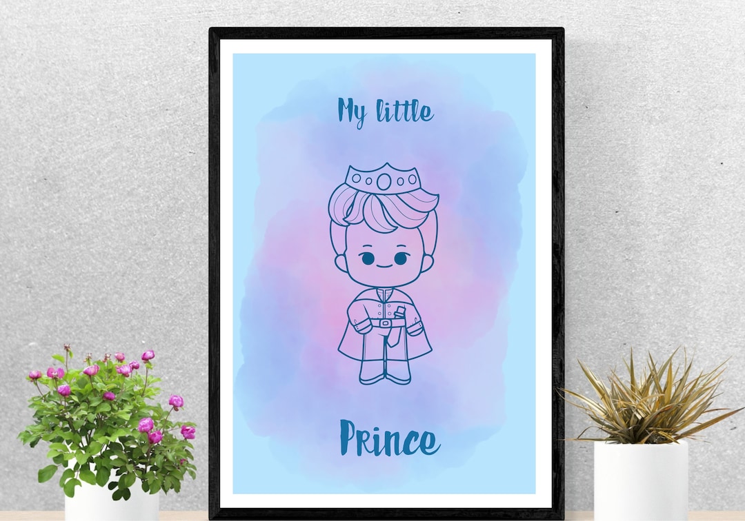 The Little Prince Poster Kids Wall Art my Little Prince - Etsy