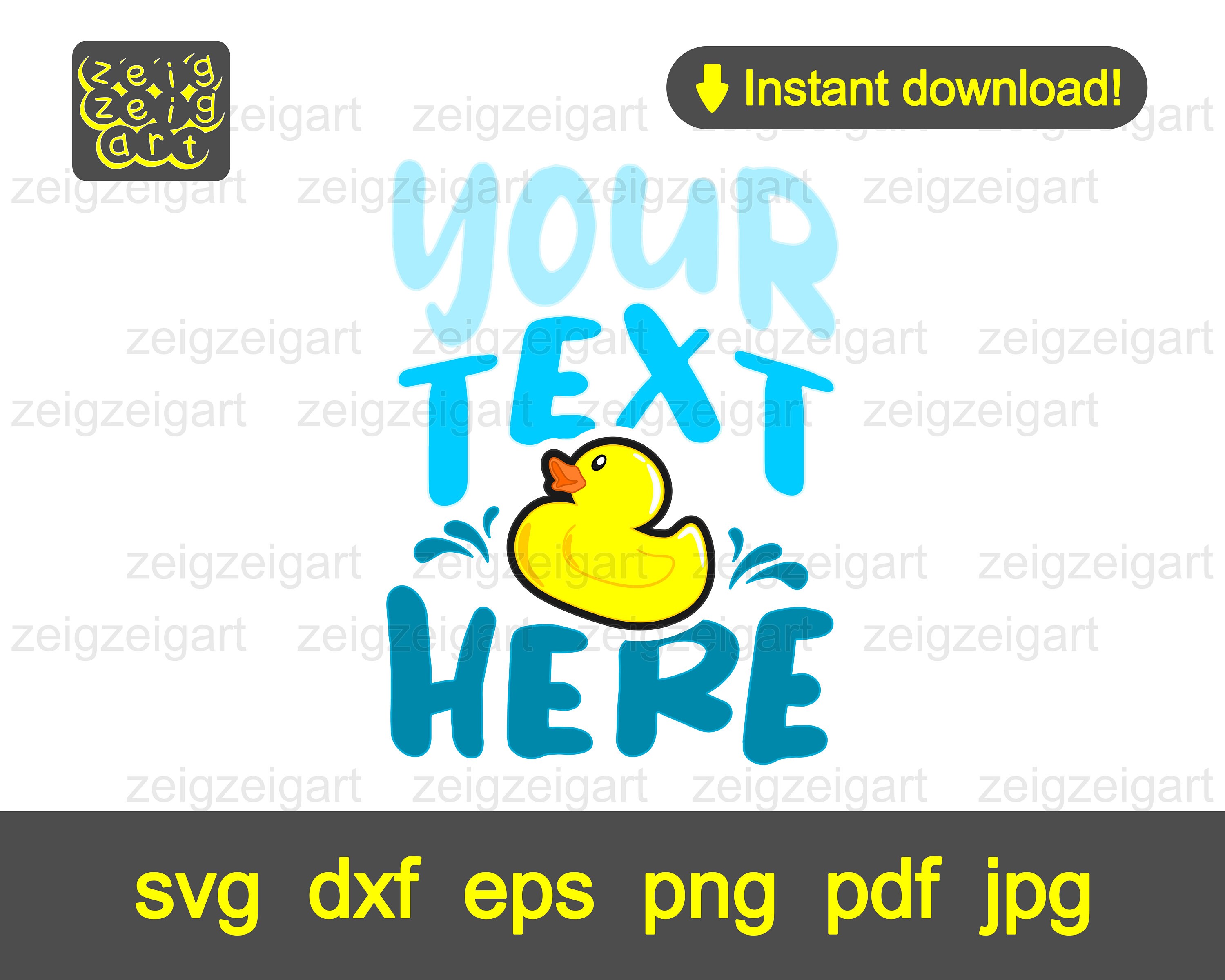 Custom Duck Svg Tshirt Design Rubber Ducky Duck Vector - Etsy