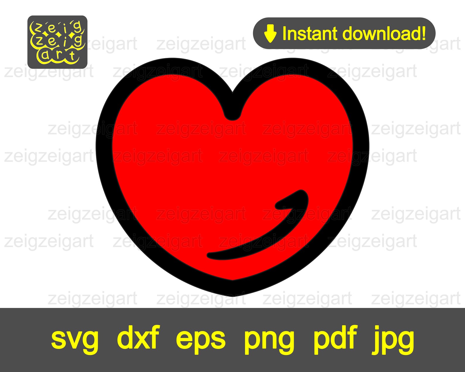 Heart Svg File | Heart Vector | Smile Svg | Heart Shape | Heart Element ...