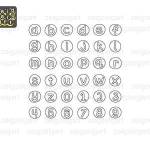 ABC | Alphabet Svg | Numbers Svg | Cute Alphabet | ABC Svg | Kids ...