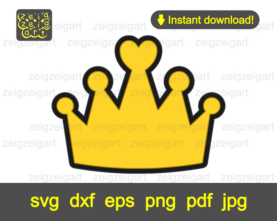 Crown Svg File | Princess Crown | Cute Crown Svg | Crown Svg | Clip Art ...