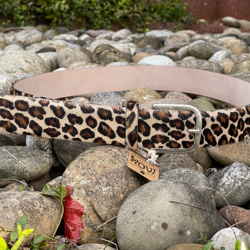 Leopard Print Belt - Etsy