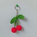 Crochet Amigurumi Cute Fruit Key Chain,cherry,orange and Watermelon ...