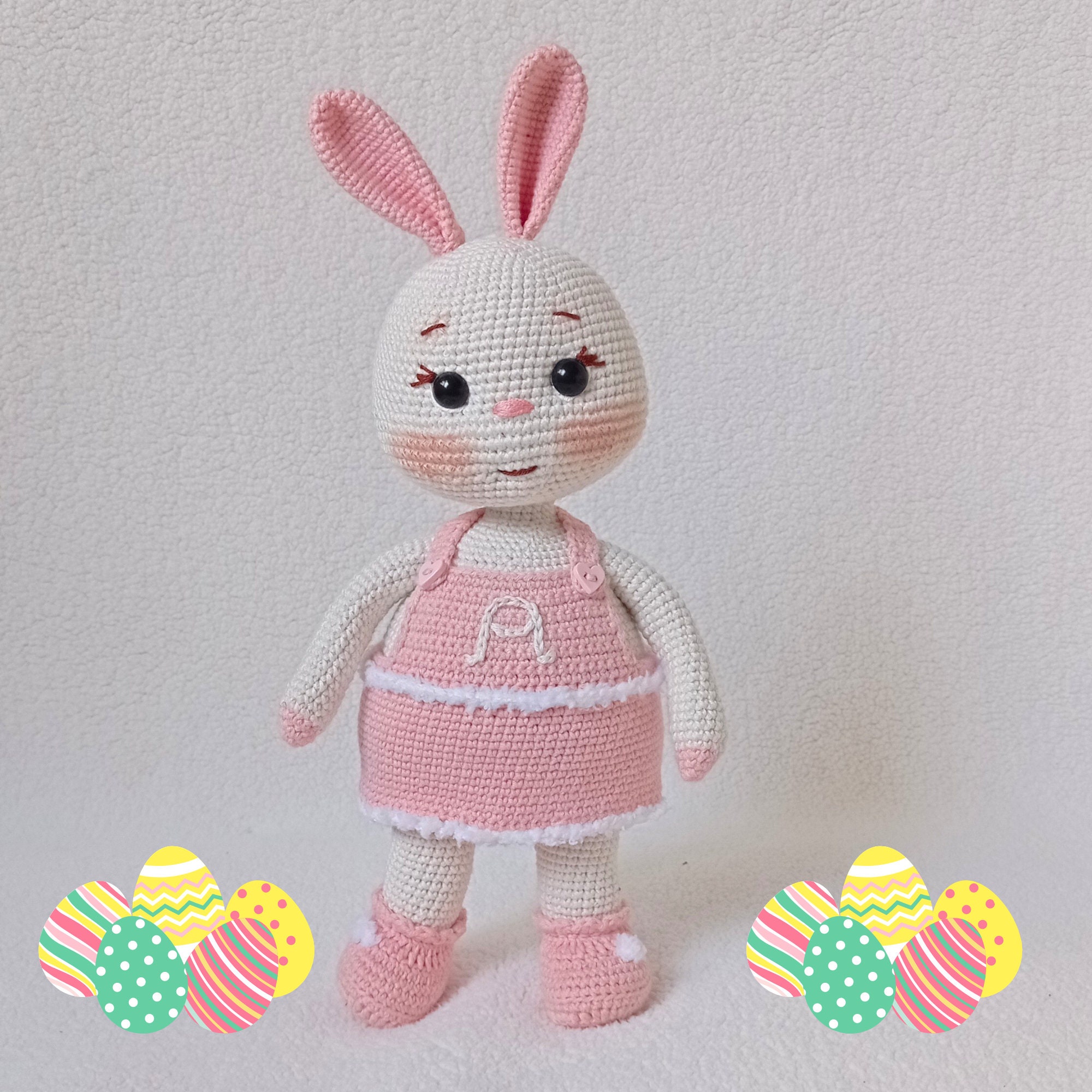 Rabbit Crochet Pattern, Amigurumi Cute Rabbit , English PDF File ...