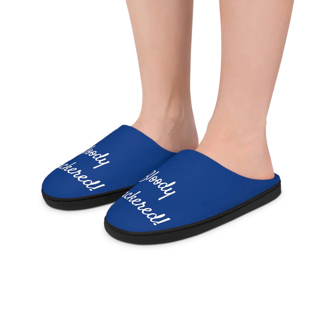Men's Slippers, Bloody Knackered Monogram - Etsy
