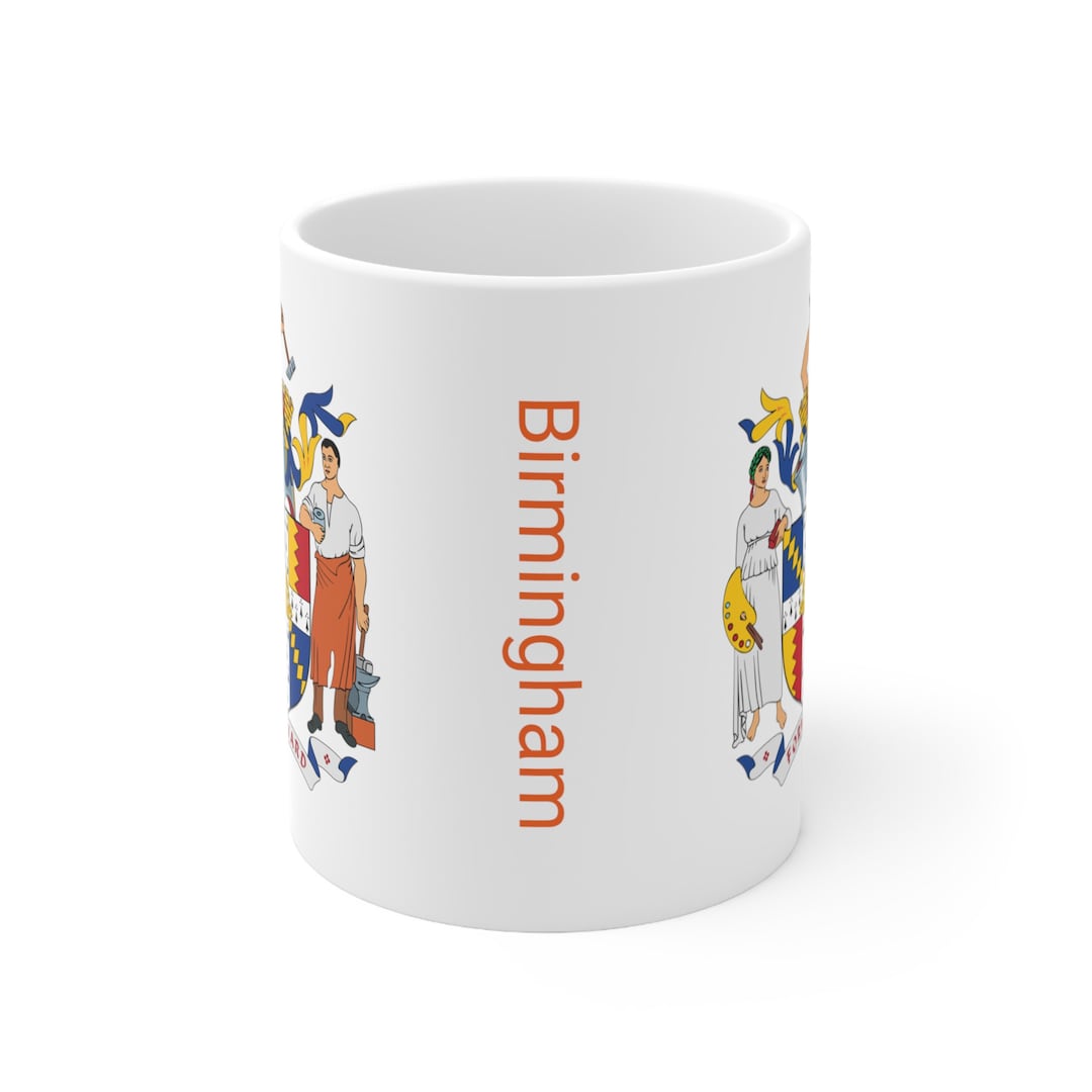 Coffee Cup, Birmingham U.K. Coat of Arms Mug - Etsy
