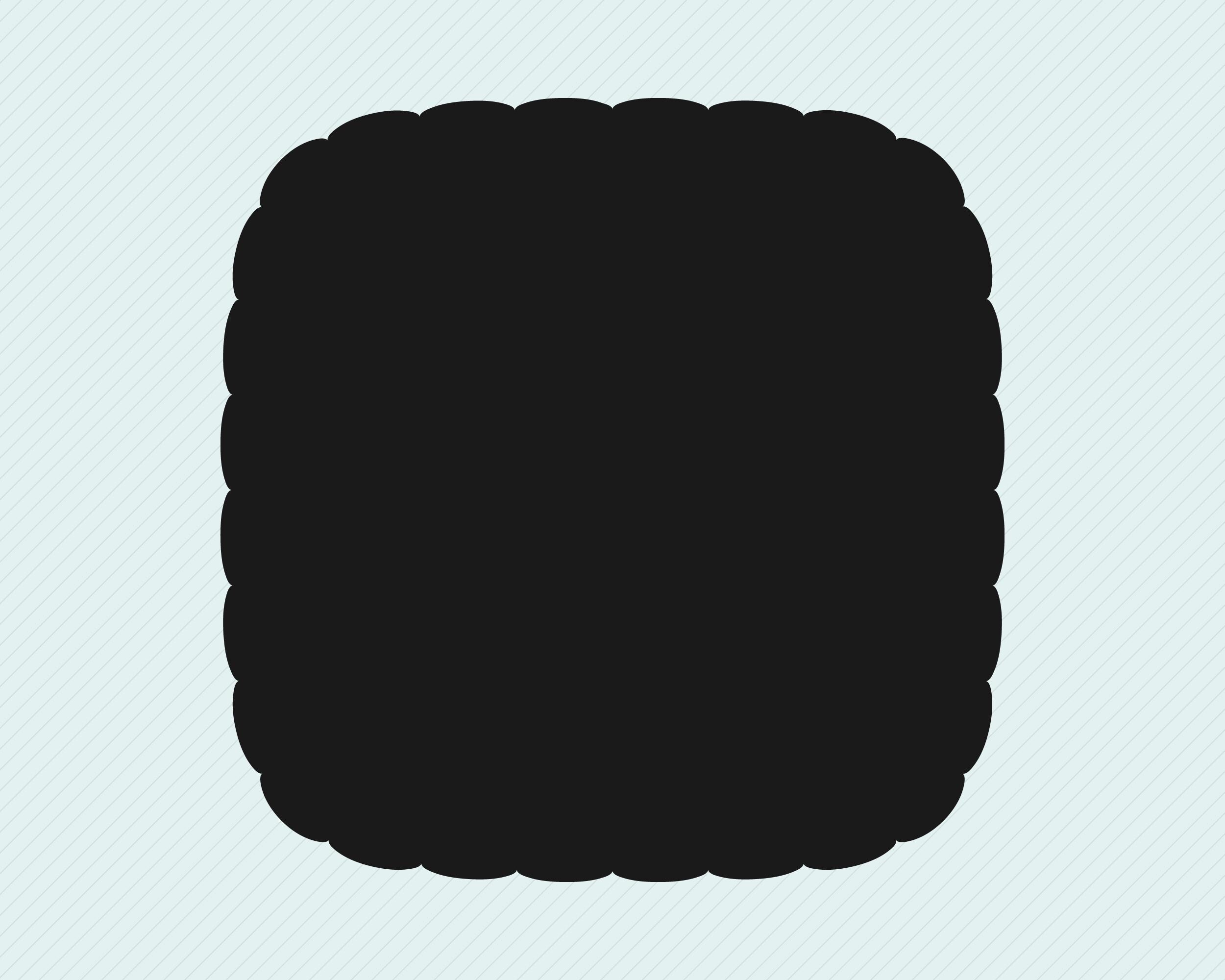 Scallop Edge Squircle Shape Silhouette Icons. Cut Svg, Eps, Dxf, Png ...