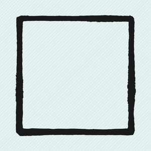 Square SVG Hand Drawn Border Frames SVG Distressed PNG Grunge Frame ...