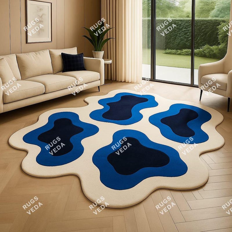 Blob Rug - Etsy