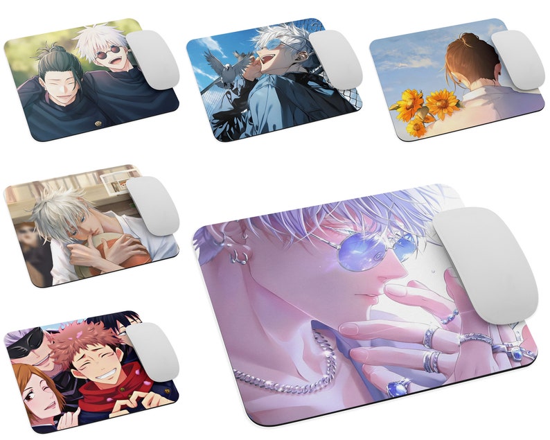 Jujutsu Kaisen Mouse Pad Gojo Satoru Suguru Geto Yuji Itadori - Etsy ...