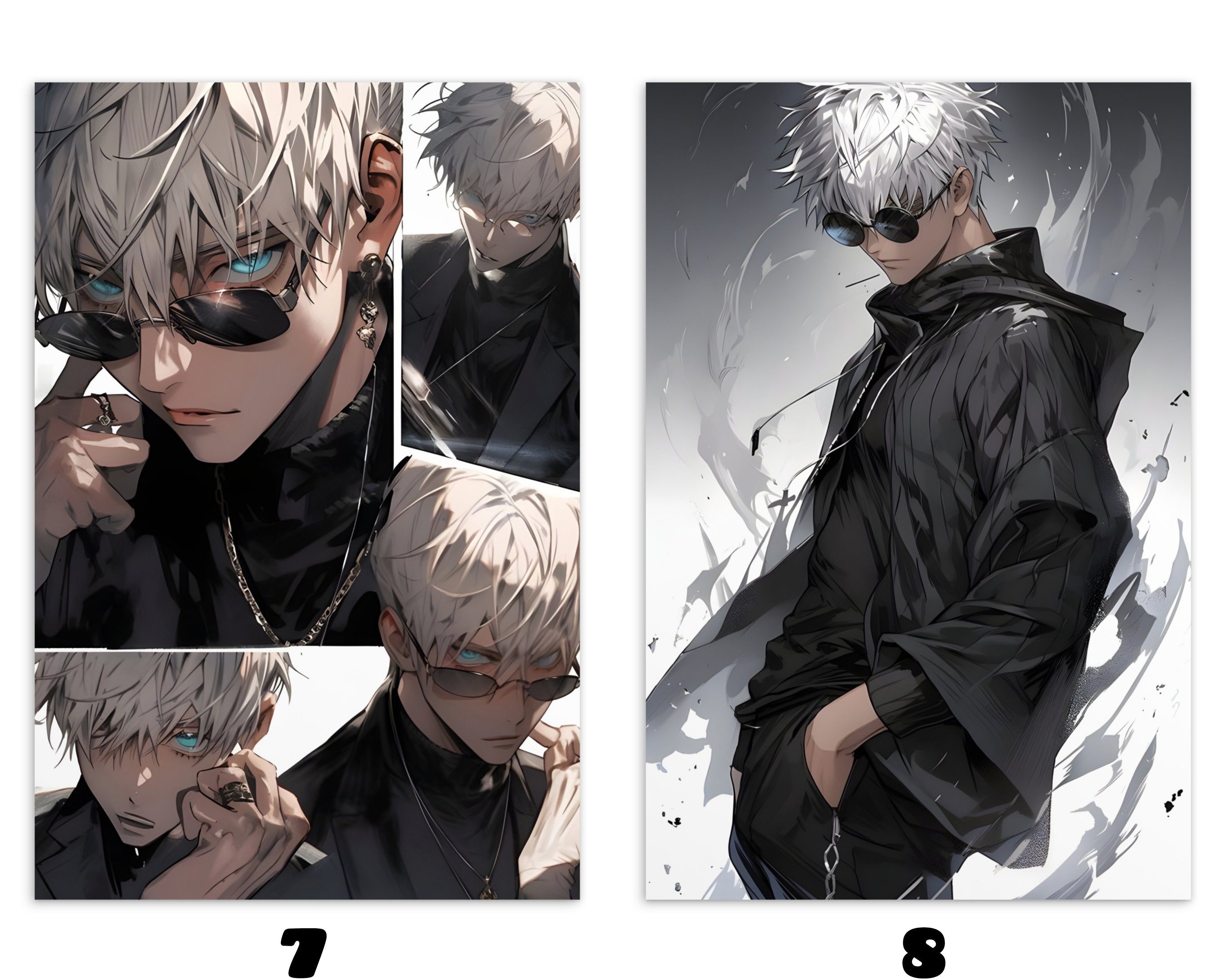 Jujutsu Kaisen Gojo Satoru, Jujutsu Kaisen Anime 4x6 Photocard, Anime ...
