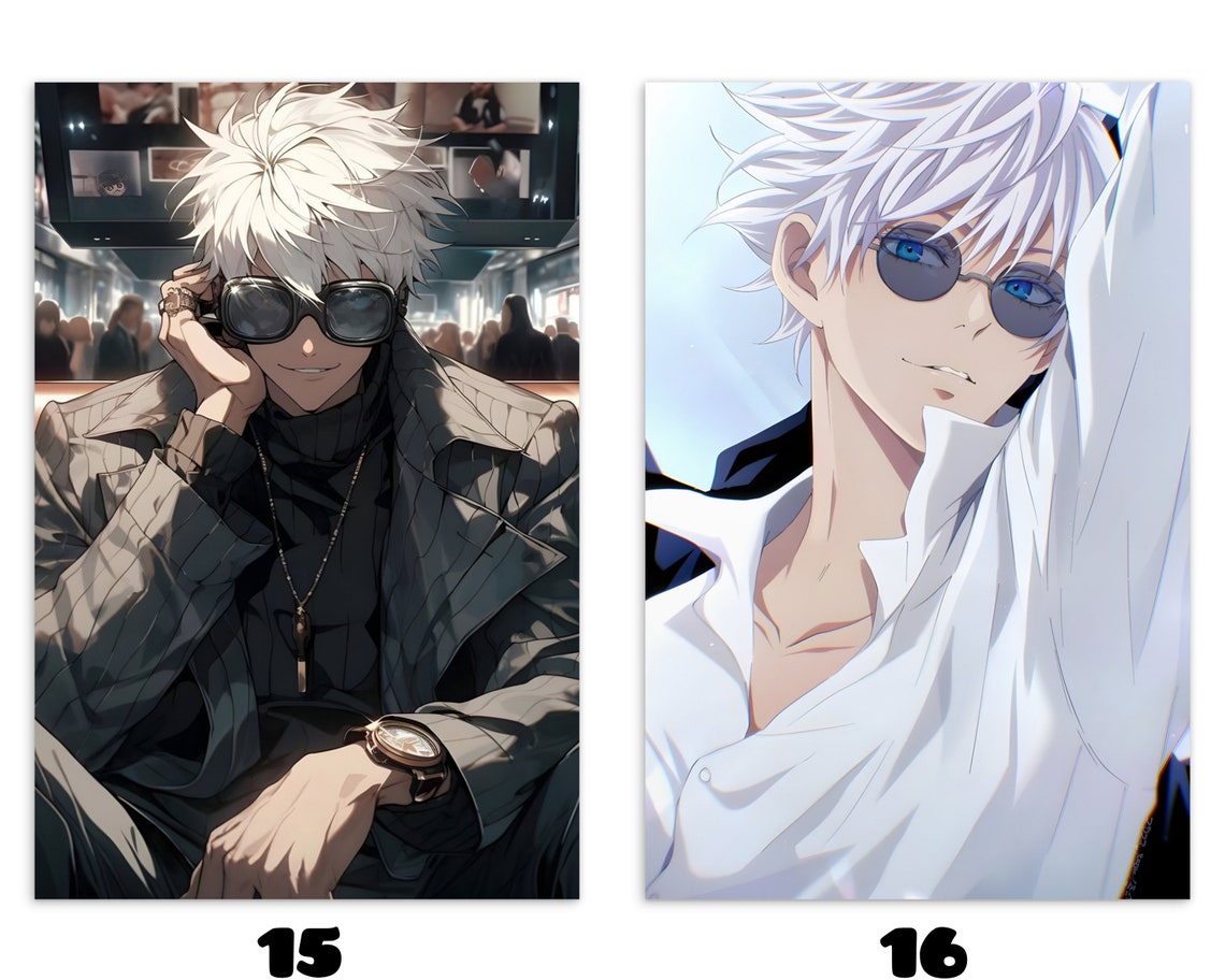 Jujutsu Kaisen Gojo Satoru, Jujutsu Kaisen Anime 4x6 Photocard, Anime ...