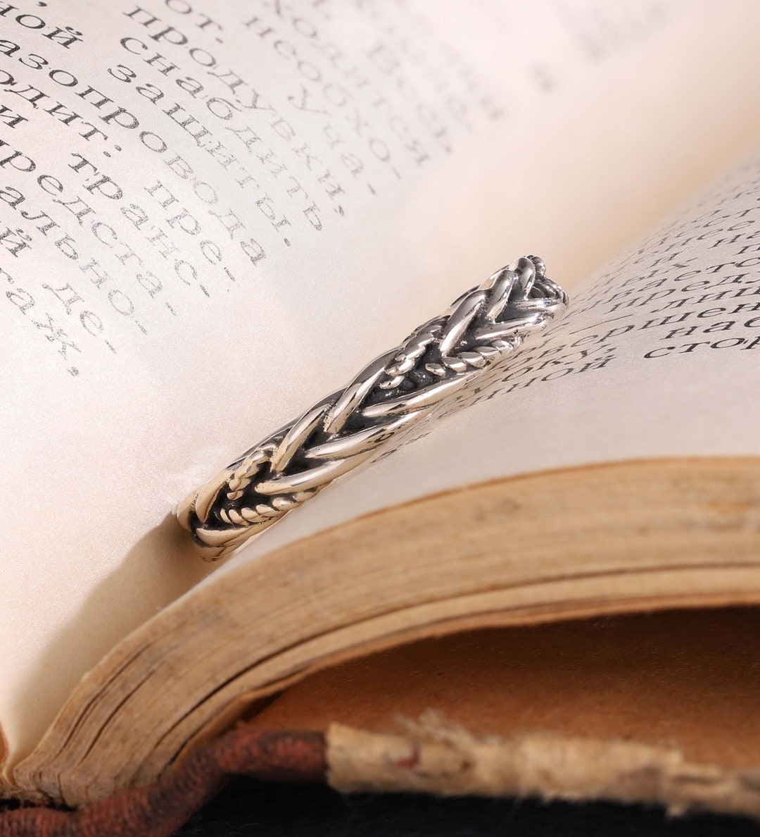 925 Braid Root Ring Handmade Jewelry Sterling Silver Boho Thumb Custom ...