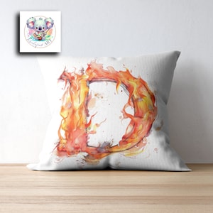 Blazing Abcs - Watercolor Fire Letters Alphabet Clipart - 26 Fiery Pngs ...