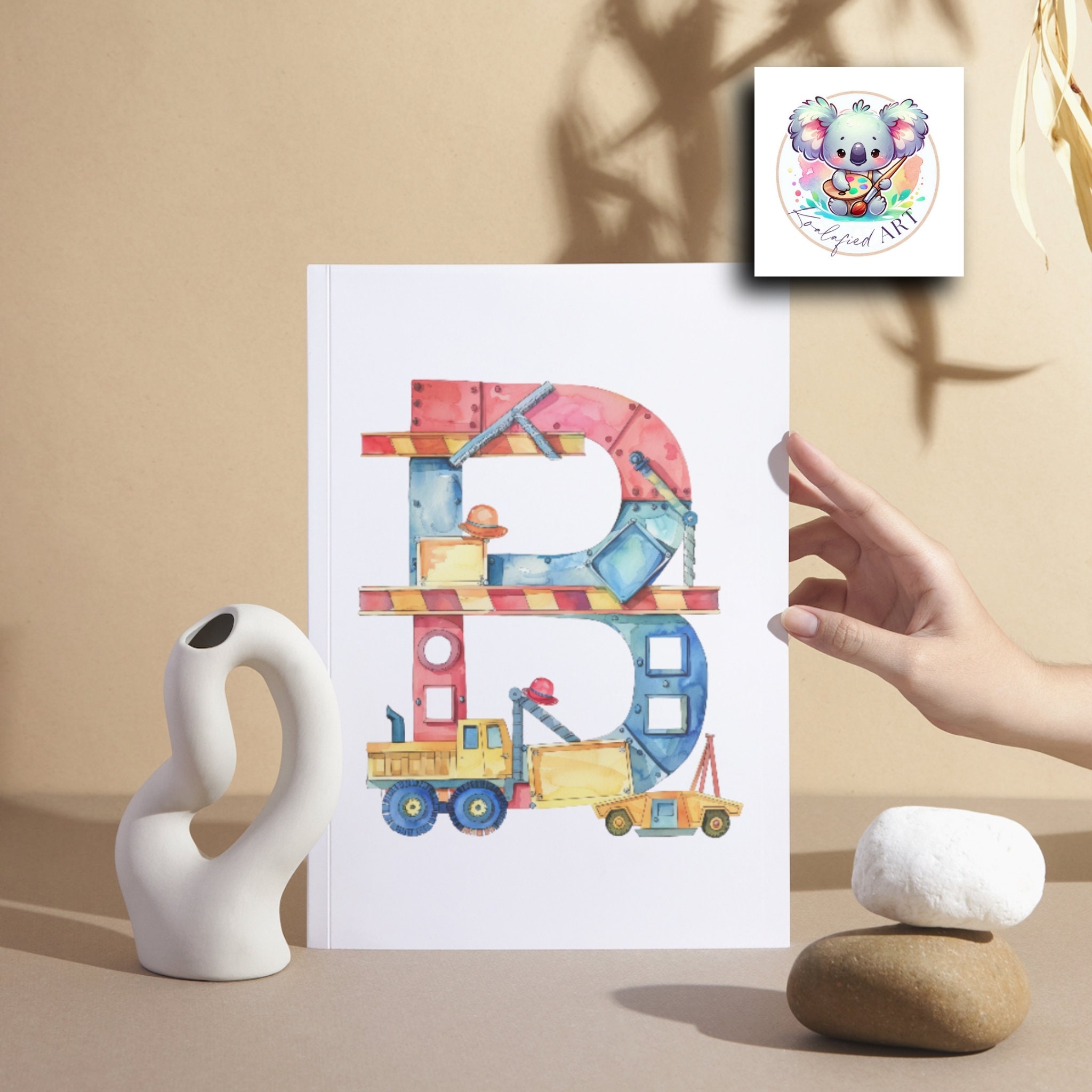 Builder's Abcs Construction Party Letter Alphabet Clipart 26 Detailed ...