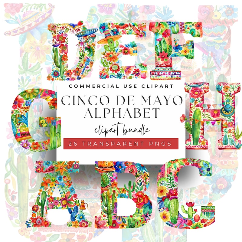 Cinco De Mayo Letters - Etsy